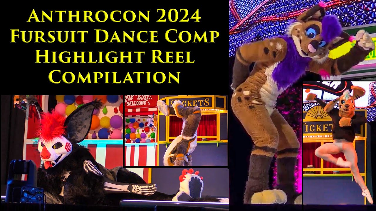 Anthrocon 2024 Fursuit Dance Competition Highlight Reel - YouTube