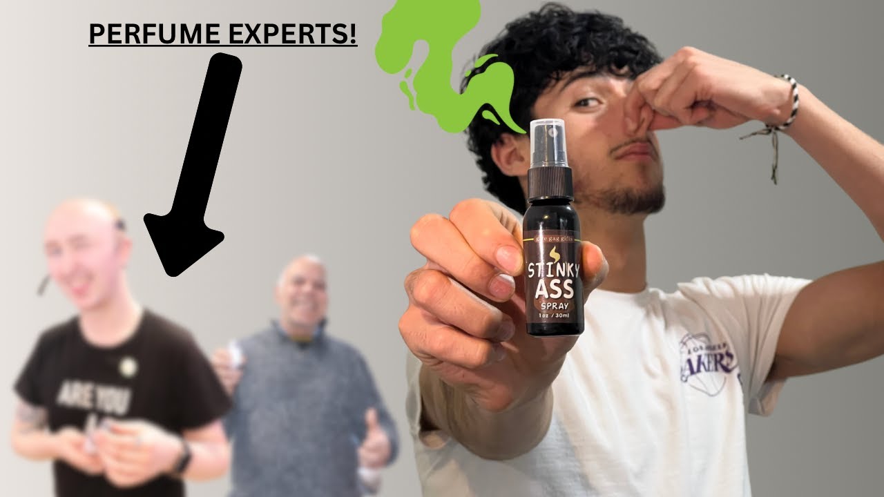 Pranking People with Fart Spray as Perfume [ Hilarious Reactions! - YouTube