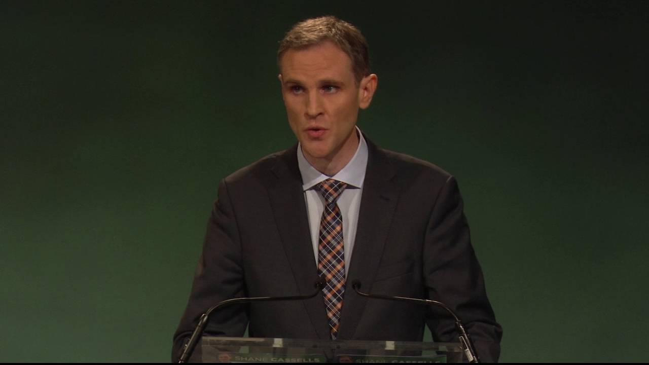 Shane Cassells speaks at 2016 Fianna Fáil Ard Fheis - YouTube