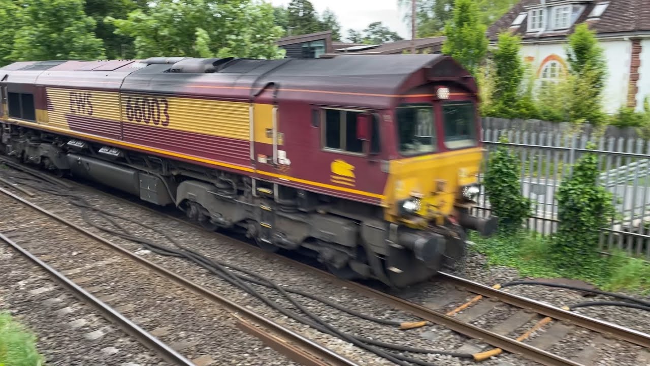 Class 66 | 66003 | DB Cargo UK - EWS Livery - YouTube