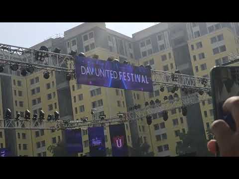 Urvashi rautela in DAV United Festival - YouTube