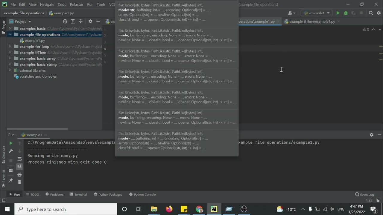 How do you write inside a file ? Write to file in python ! _ example 51 ...