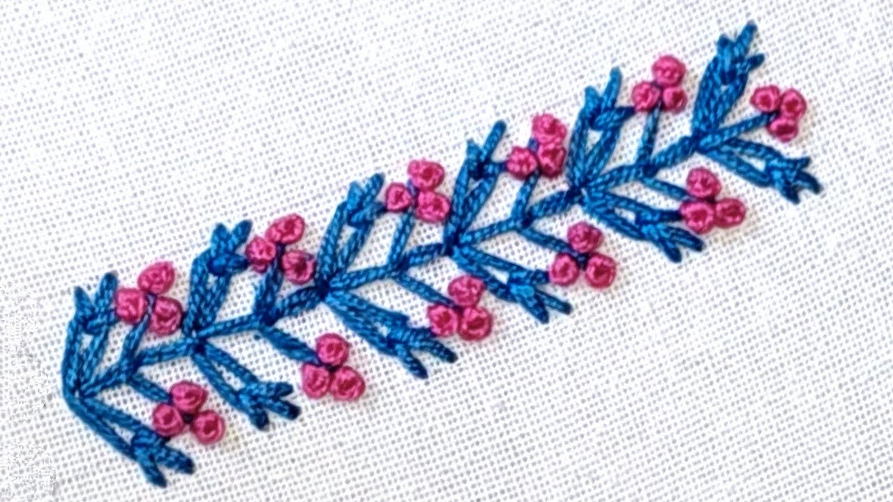 Soo Easy & Simple Border Line Stitch for Beginners| Tricking BorderLine ...