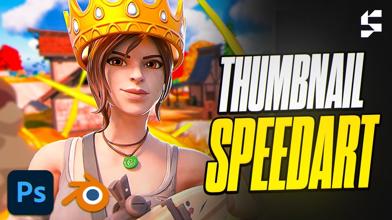 HOW I MADE A FORTNITE ARENA THUMBNAIL | Speedart #1 by Sense1 🎨 - YouTube
