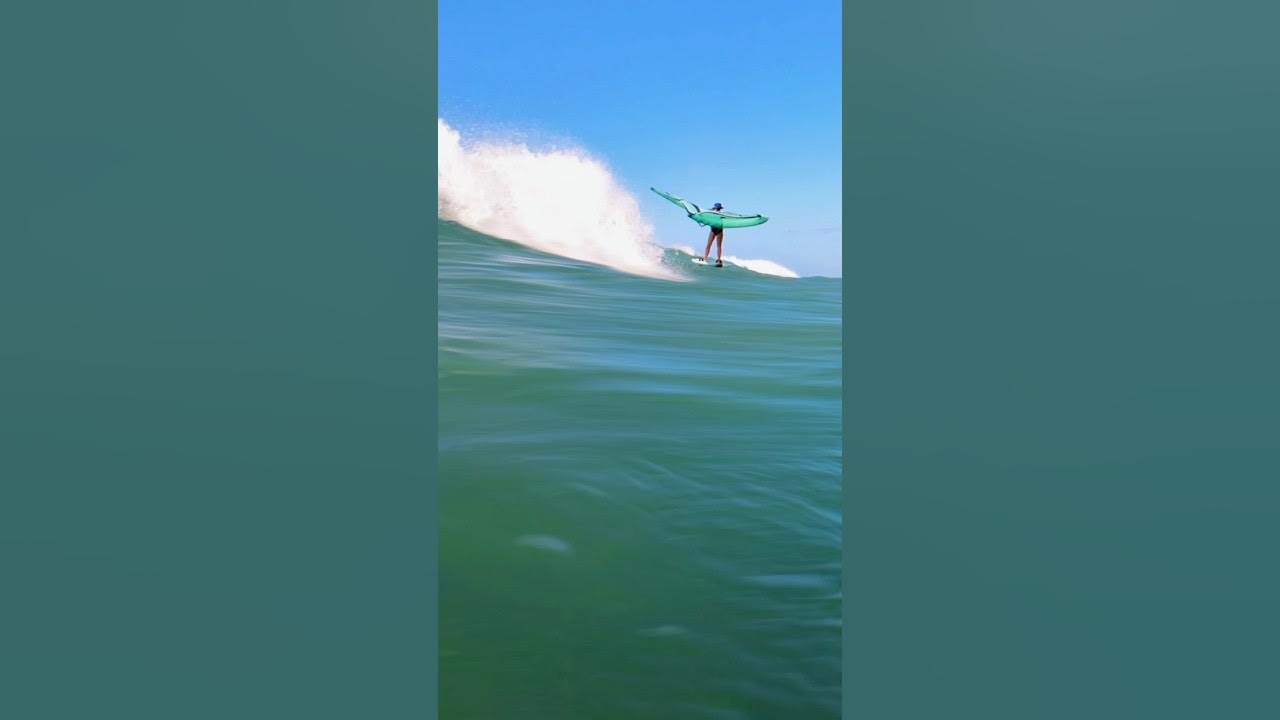The wait is over, first winter swell 🌊🧚‍♀️#wingfoil #maui #shorts - YouTube