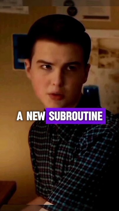 YS S07E05 - Sheldon messed up the algorithm #youngsheldon #shorts - YouTube