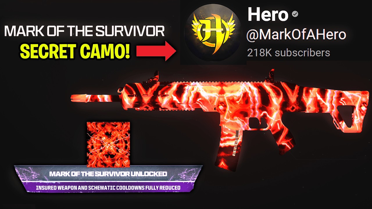 MarkOfAHero Unlocks MARK OF THE SURVIVOR Camo... (My MW3 Rare Secret ...