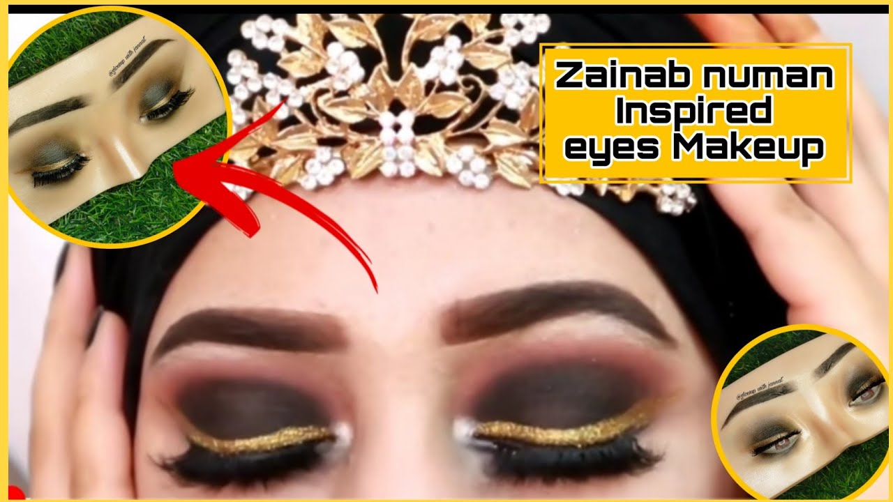 How to Step-by-Step smokey makeup Tutorial | Zainab numan inspired makeup look | PartyMakeup ...