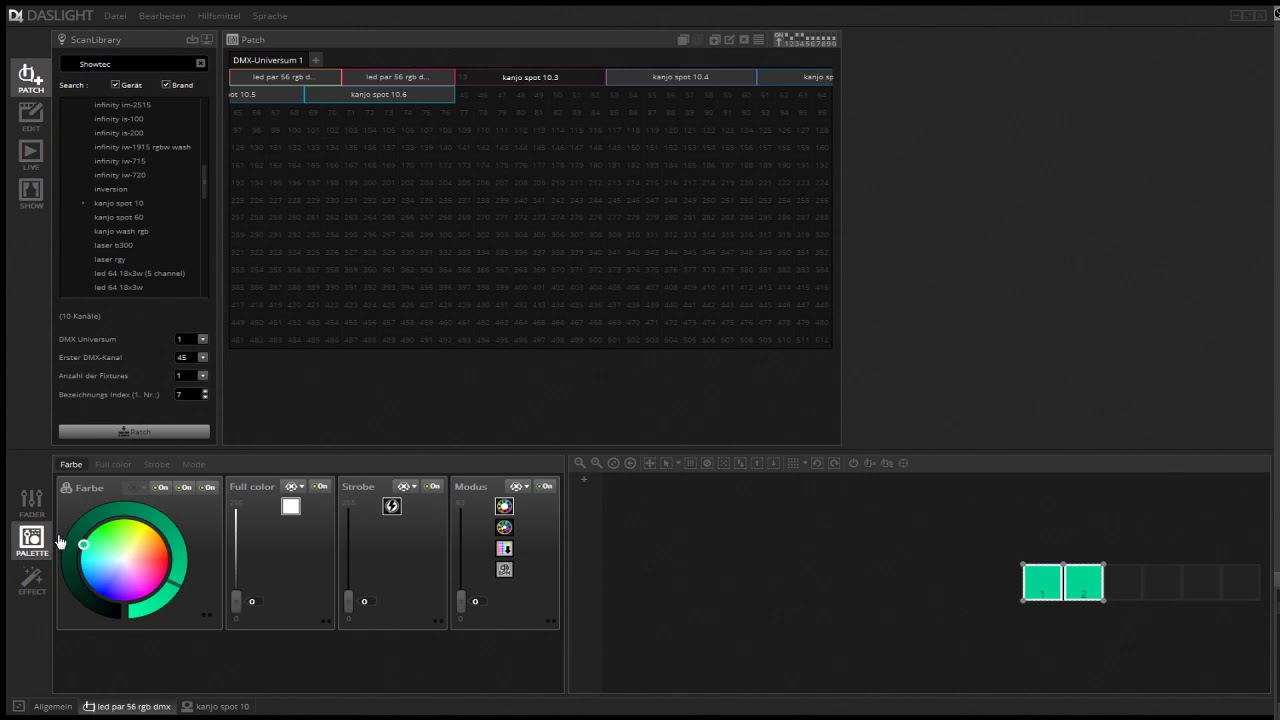 Erklärung der Daslight 4 Sofware Teil 1 - YouTube