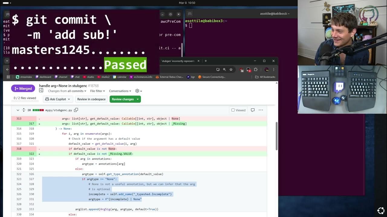 replay - more work on pre-commit ci no-config-is-ok - 2025-03-08 - YouTube