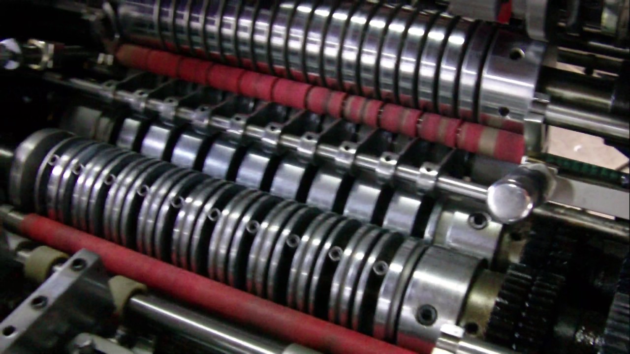 operation vedio of envelope machine - YouTube