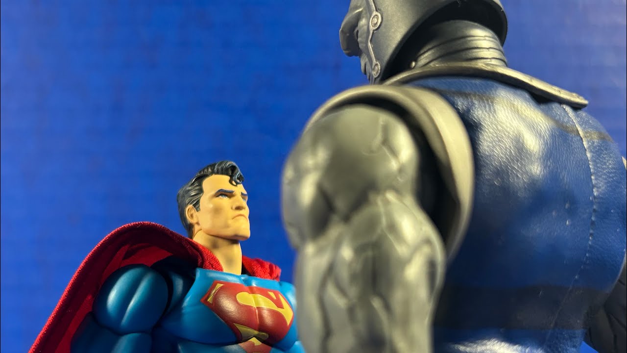 Superman vs Darkseid test - Superman Stop motion - YouTube