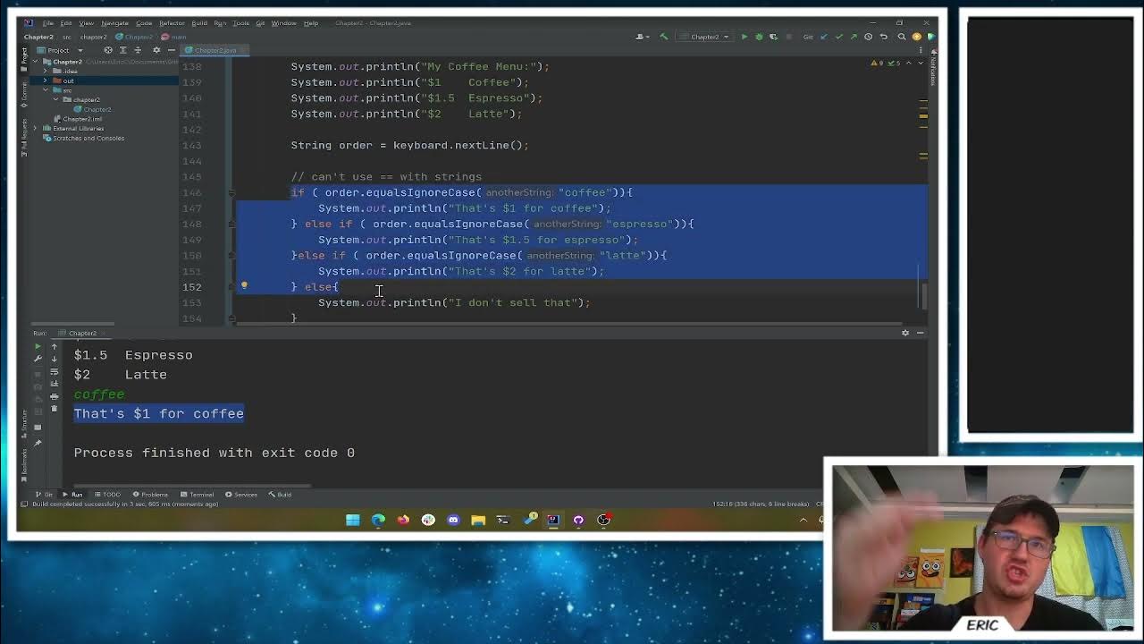 Cis 1500 Intro To Programming Java If Else And While Youtube