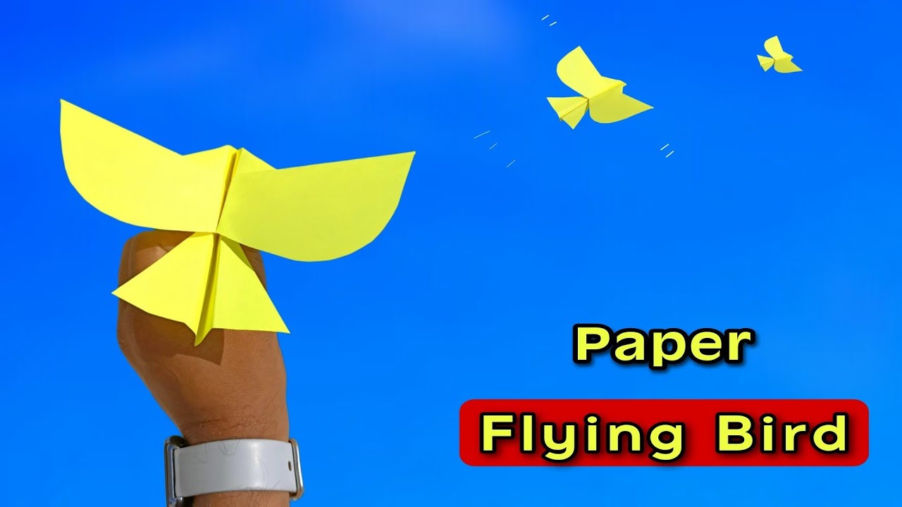 flying paper bird, best bird plane, flying new bird airplane, how to ...