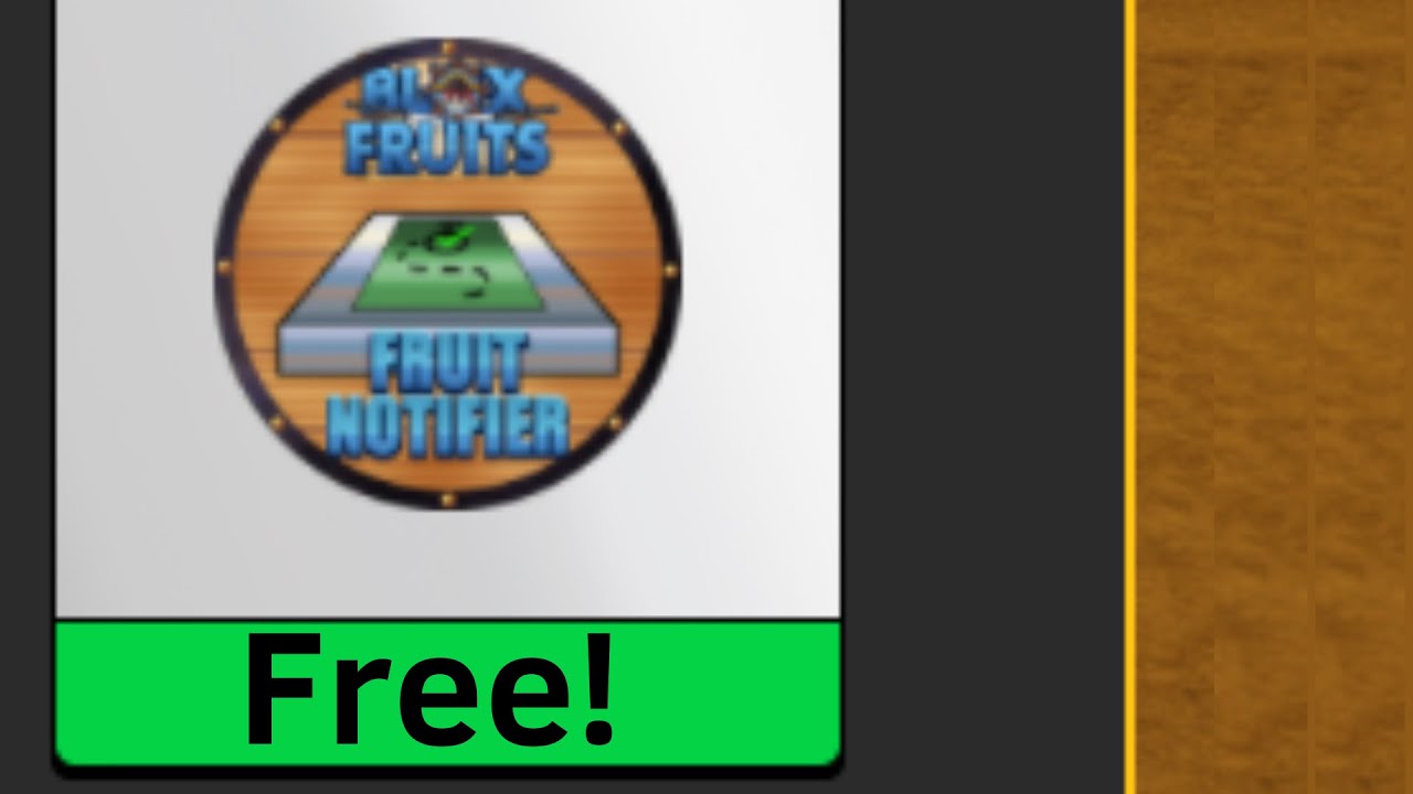Devil Fruit Notifier Speedrun ( Blox Fruits ) - YouTube