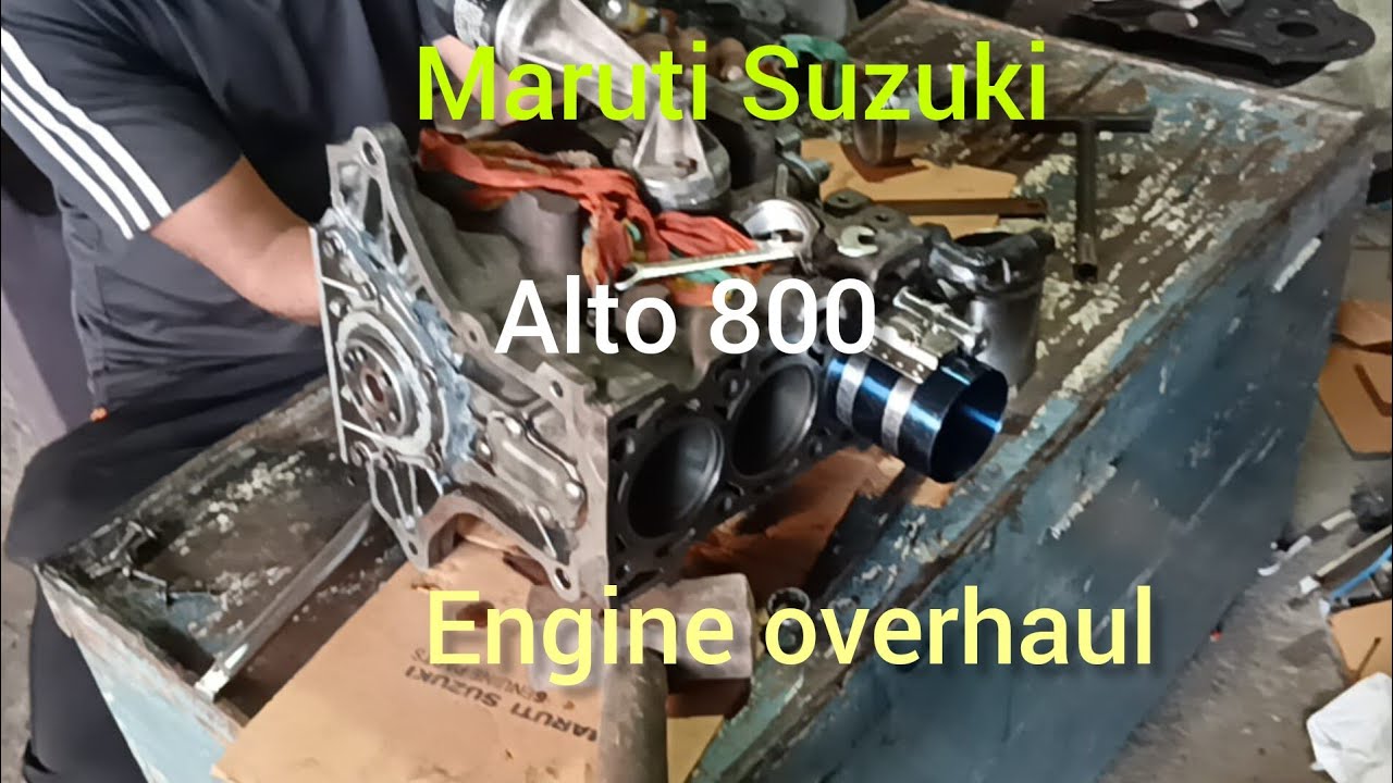 Alto 800 engine rebuild :installing Crankshaft /Maruti Alto 800 engine ...