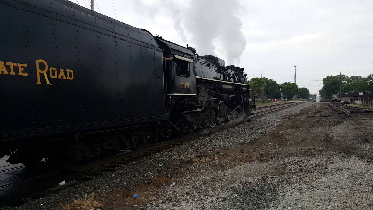 Steam Locomotive Nickel Plate Road 765 June 9th 2016 - YouTube