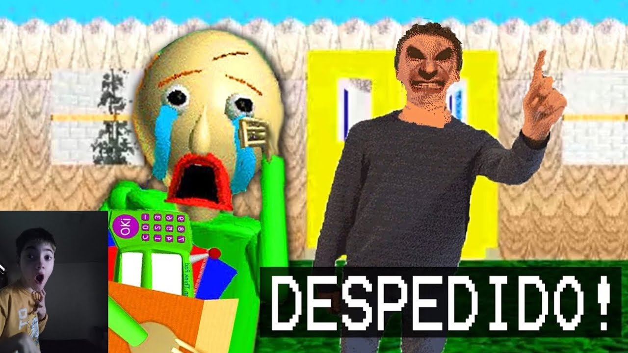 Baldi ha sido despedido por el director😱 jugando a baldi's mistake ...