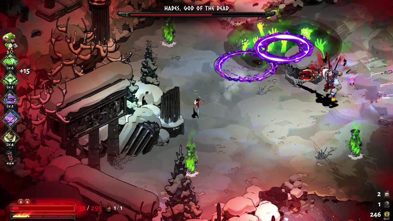 Hades Bow Double Explosive shot -- Chunking Hades health-bar - YouTube