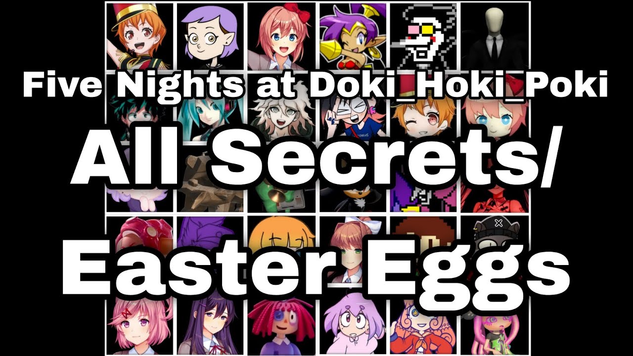 All Secrets & Easter Eggs | Five Nights at Doki_Hoki_Poki 1-UCN - YouTube