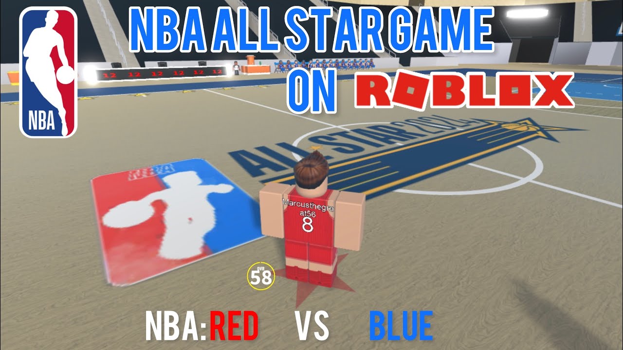 NBA ALL STAR GAME ON ROBLOX (NBA:Red vs Blue) - YouTube