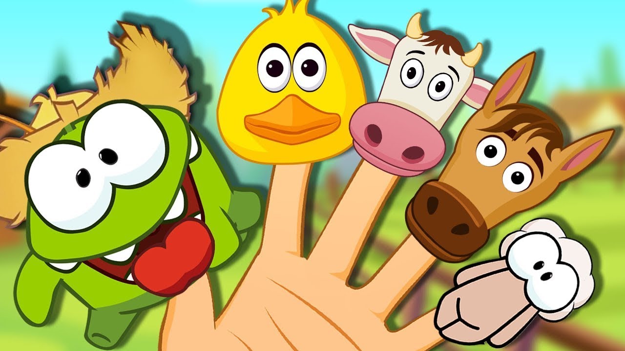 Farm Animals Finger Family जानवरों के नाम | Educational Videos For Kids ...