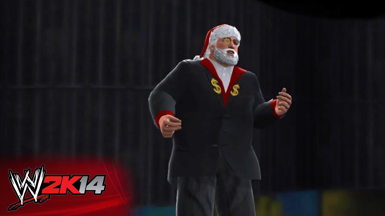 Capitalist Santa Claus Entrance #wwe2k14 - YouTube