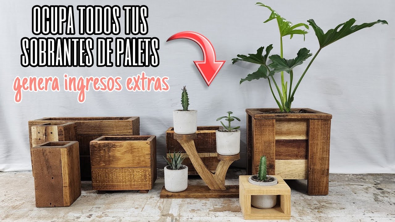 Ideas con sobrantes de madera, super sencillos de hacer, para generar ...