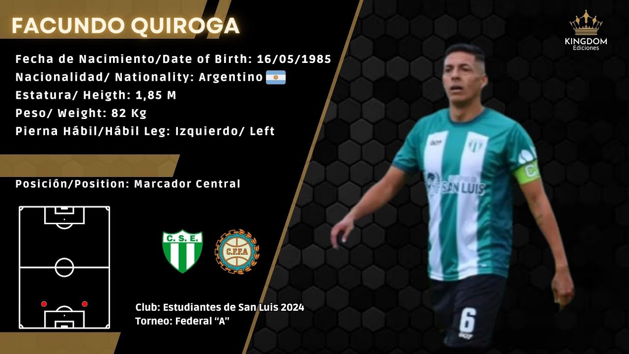 Facundo Quiroga // Marcador Central 2024 - YouTube