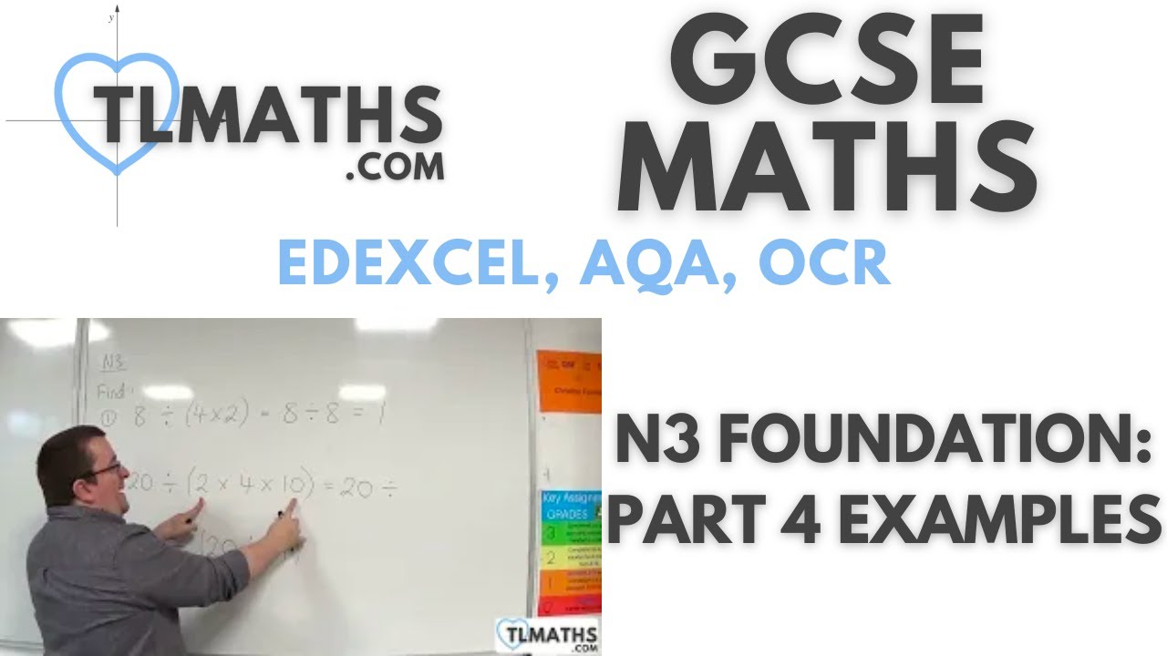 GCSE Maths: N3-12 [Part 4 Examples] - YouTube