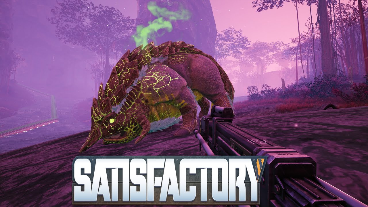 Satisfactory Explore & Build 24 Nuclear Hog - YouTube