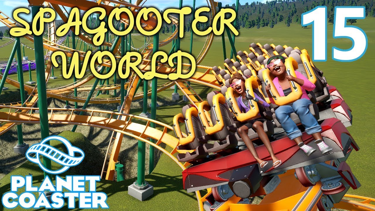 Planet Coaster SPAGOOTER WORLD - Part 15 - Finishing the Floorless ...