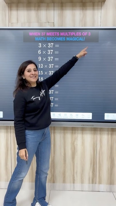 37× multiples of 3=pure math magic See how the patterns unfold from 3× ...