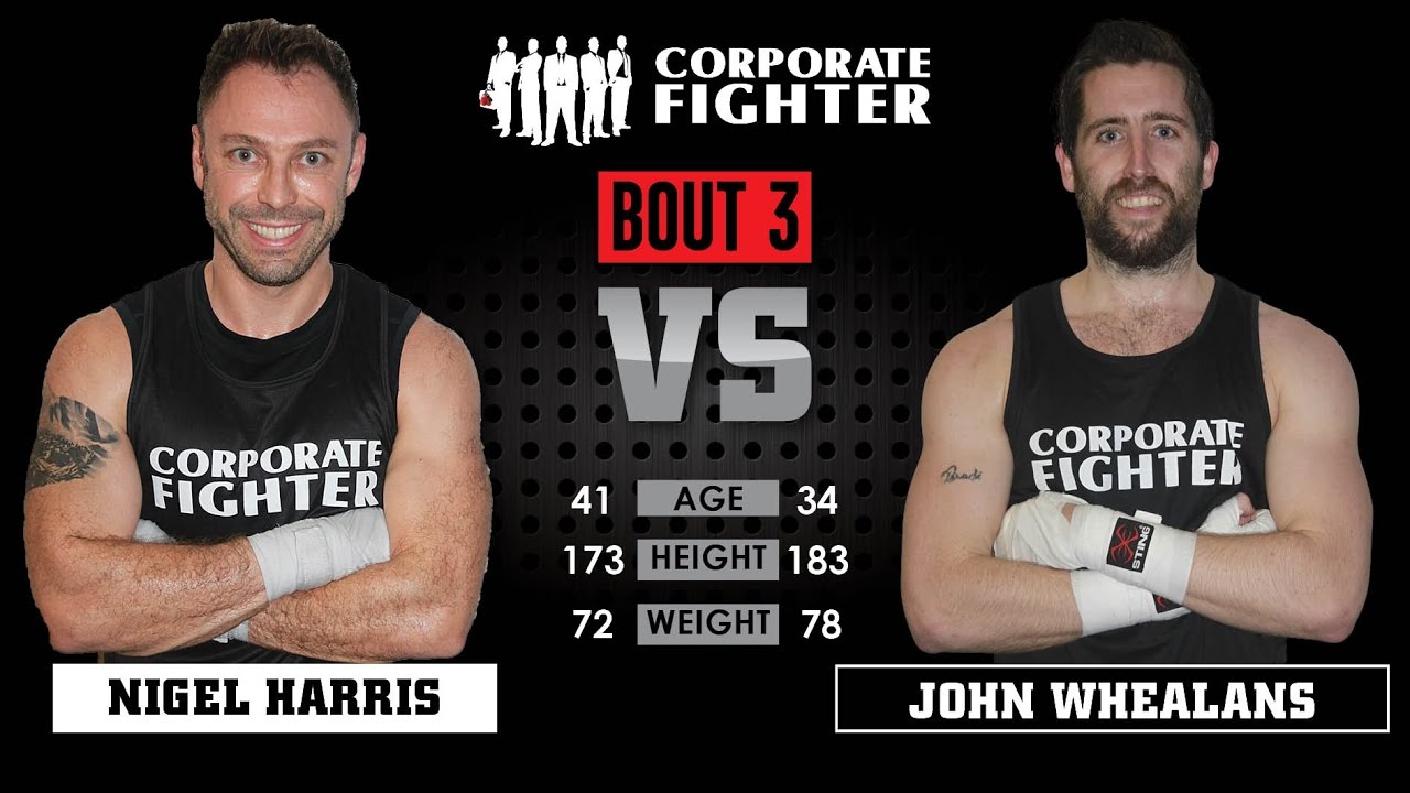 Corporate Fighter 20 - Nigel Harris vs John Whealans - YouTube