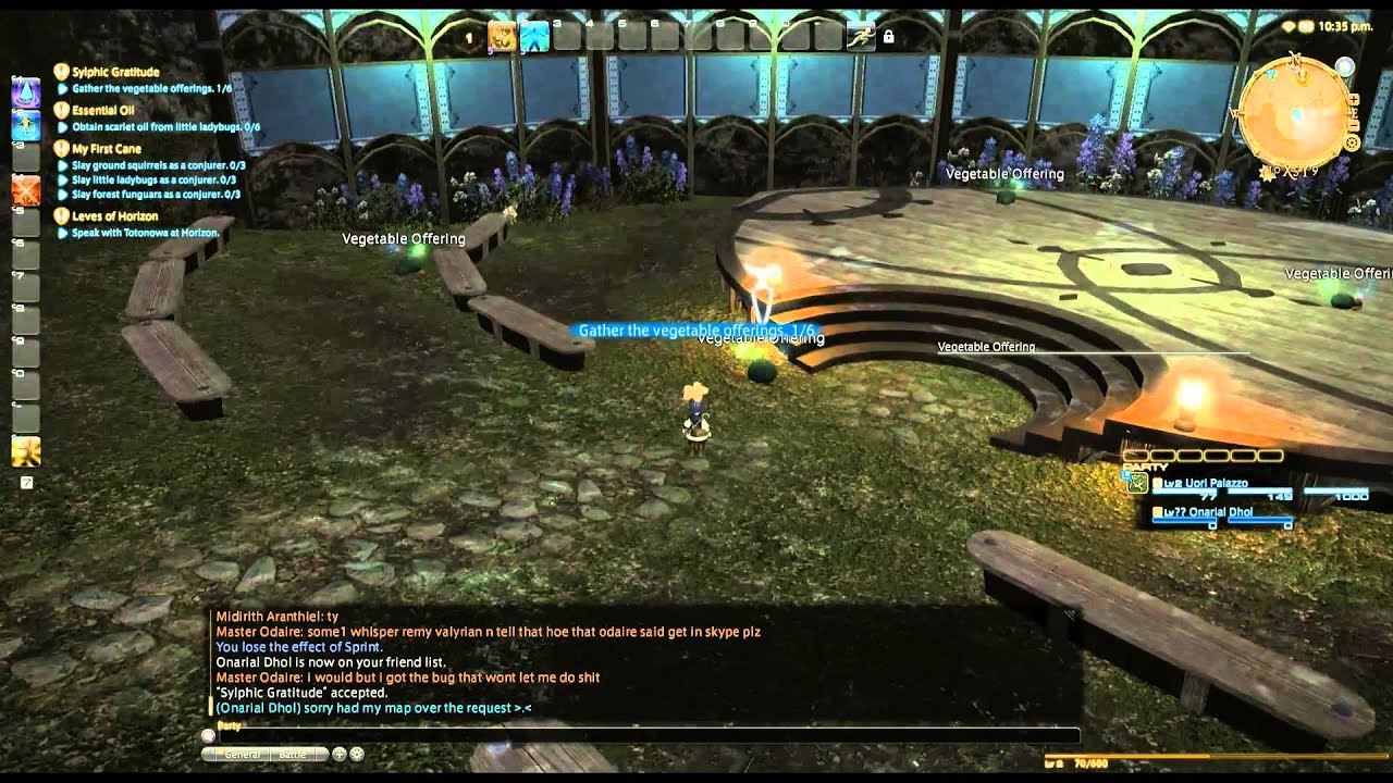 FFXIV: Gridania City Quest - Sylphic Gratitude - YouTube