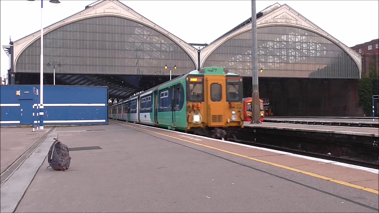 Rare Southern Metro Class 455 at Brighton Railway Station - Saturday ...