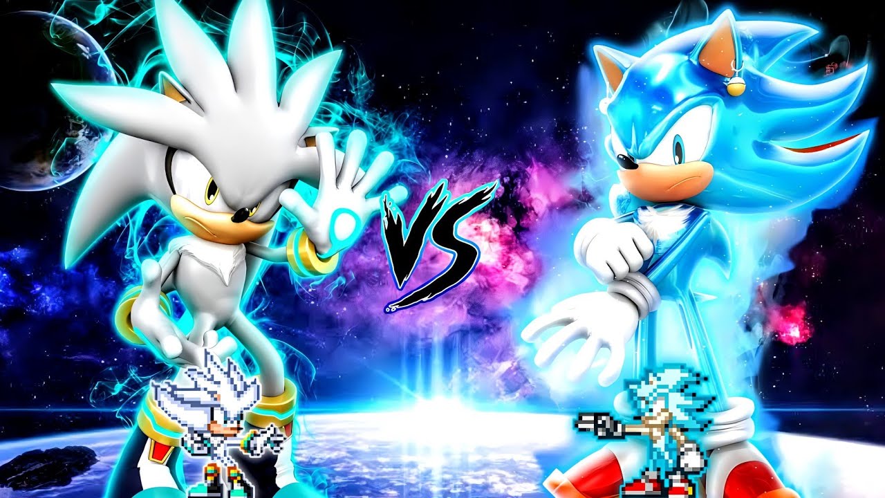Silver V2 (all form) (New) VS Multiverse Sonic (all form) in Jump Force ...