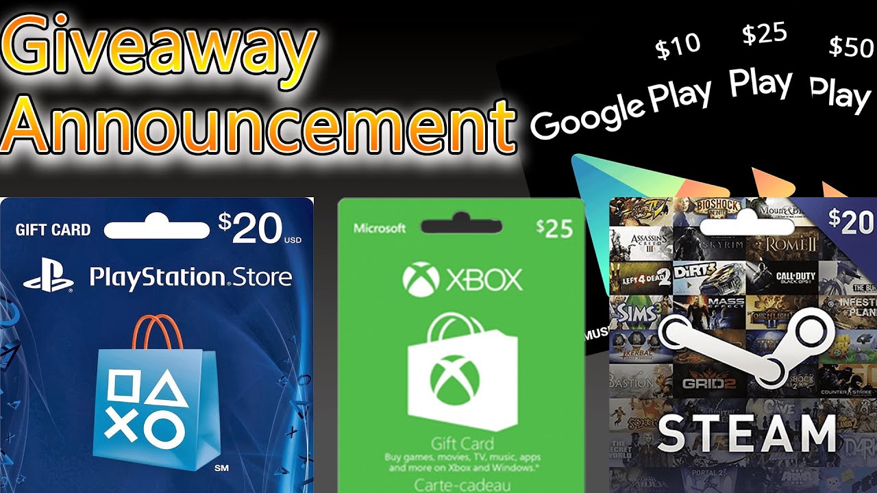 2K Subscribers Giveaway Announcement - Google Play, Steam, Xbox ...