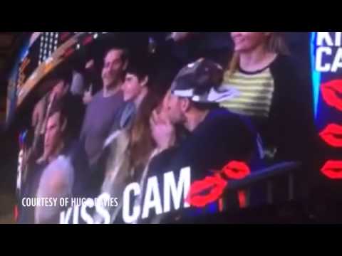 Girl Kisses Another Guy after Boyfriend Ignores the Kiss Cam - YouTube