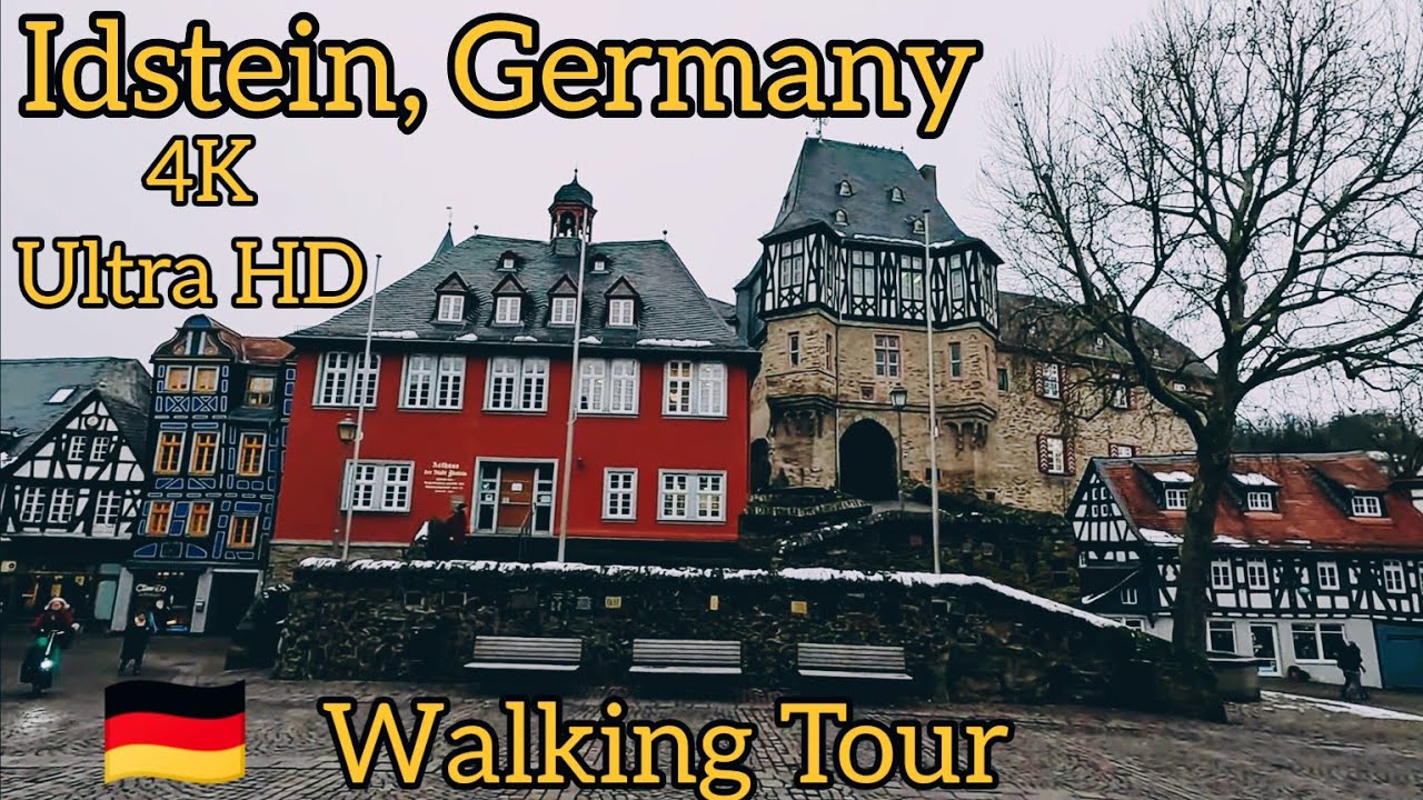 Idstein, Germany - Amazing Medieval Old Town - Walking Tour - 4K Ultra ...