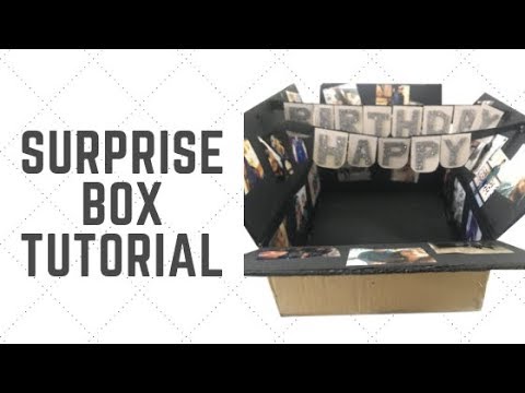 Birthday Surprise Box Tutorial | DIY - YouTube