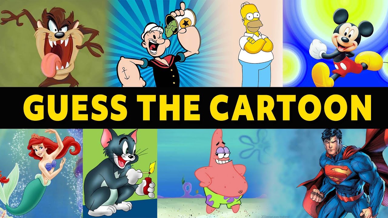 😸 Guess The Cartoon Character🦸‍♂️ | CAN YOU GUESS ALL | Do you remember ...