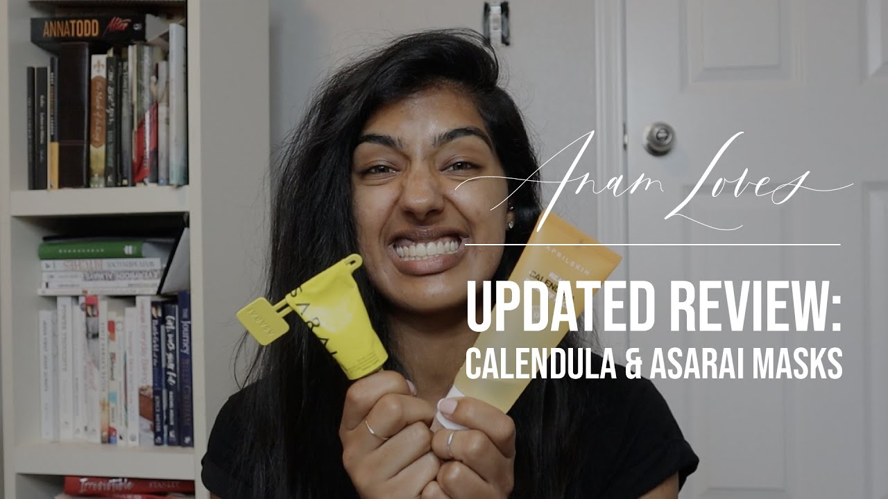 UPDATED REVIEW! CALENDULA PEEL OFF MASK! ASARAI CLAY MASK! - YouTube
