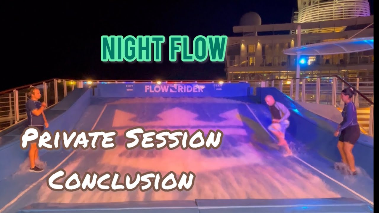 Private Flow Rider at Night - The Ultimate Surfing Escape - YouTube