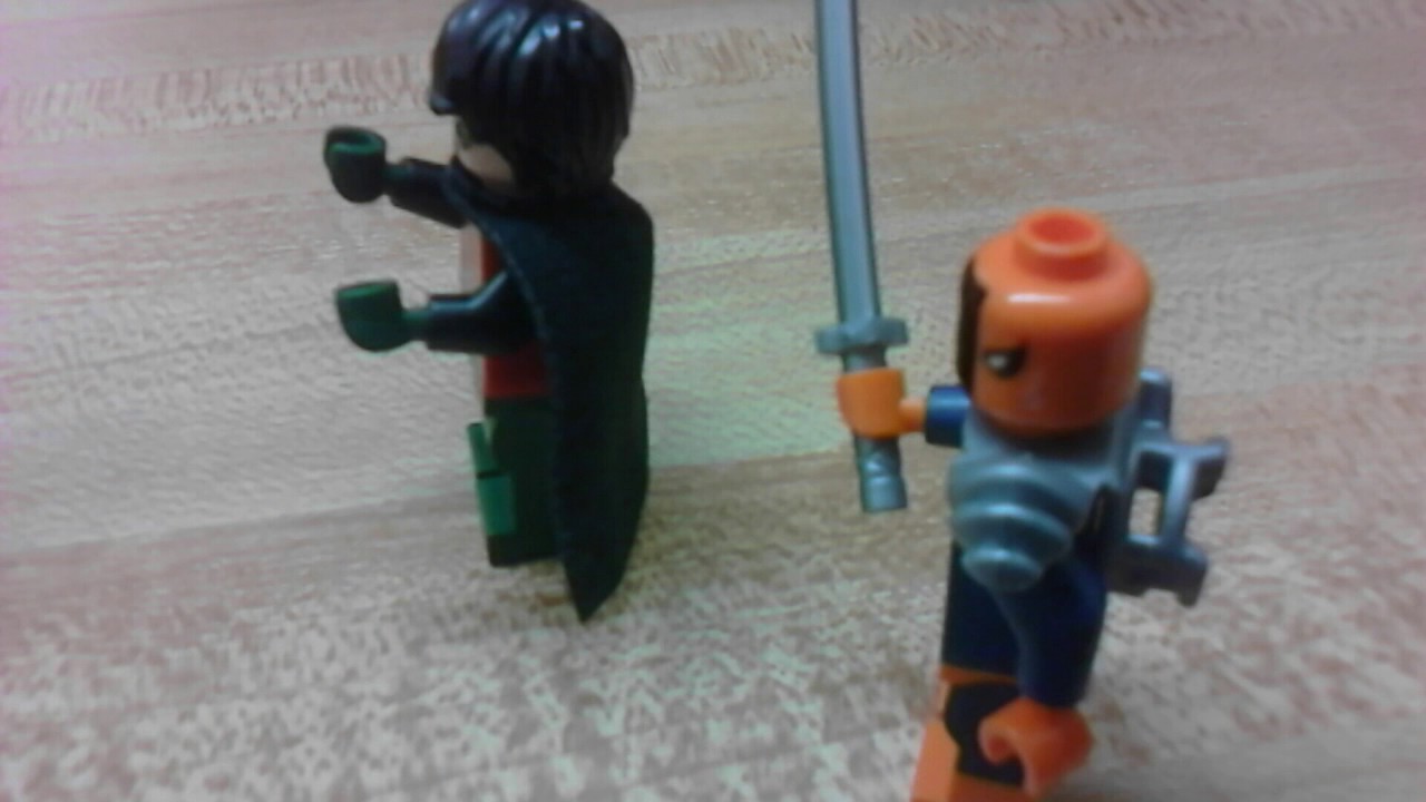 LEGO: Robin vs. Deathstroke - YouTube