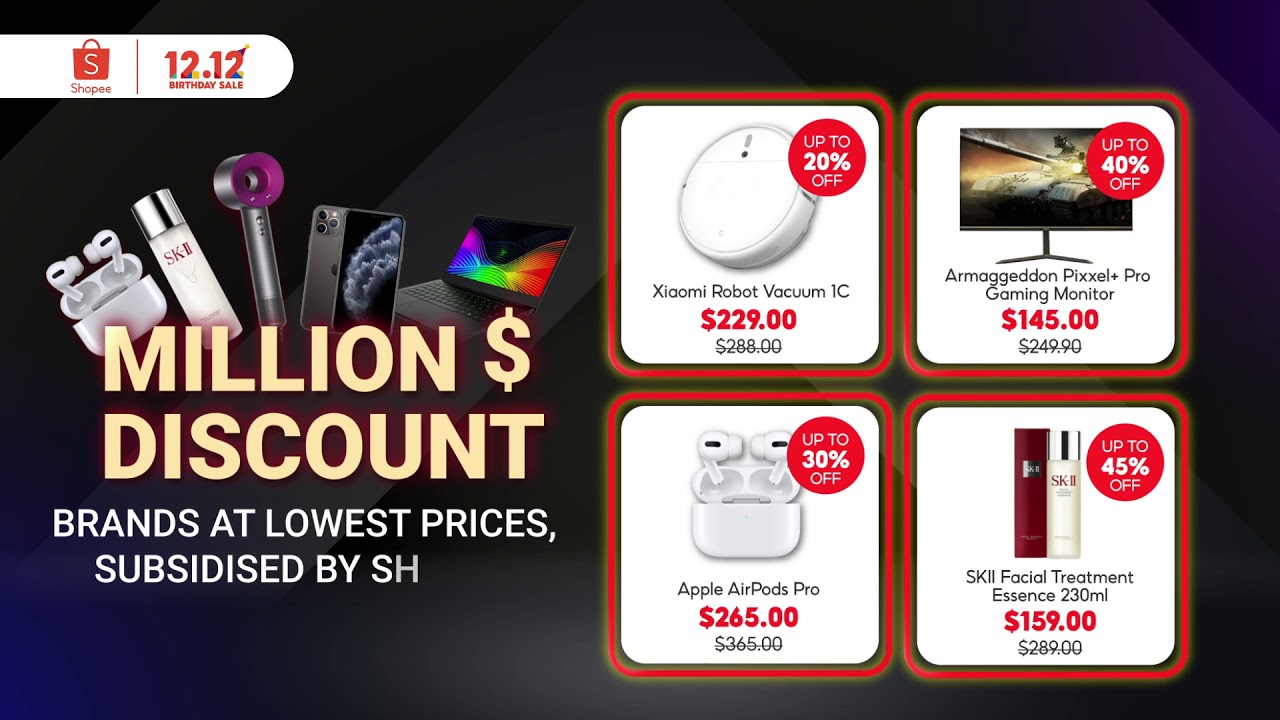 Shopee Black Friday Cyber Monday Sale - YouTube