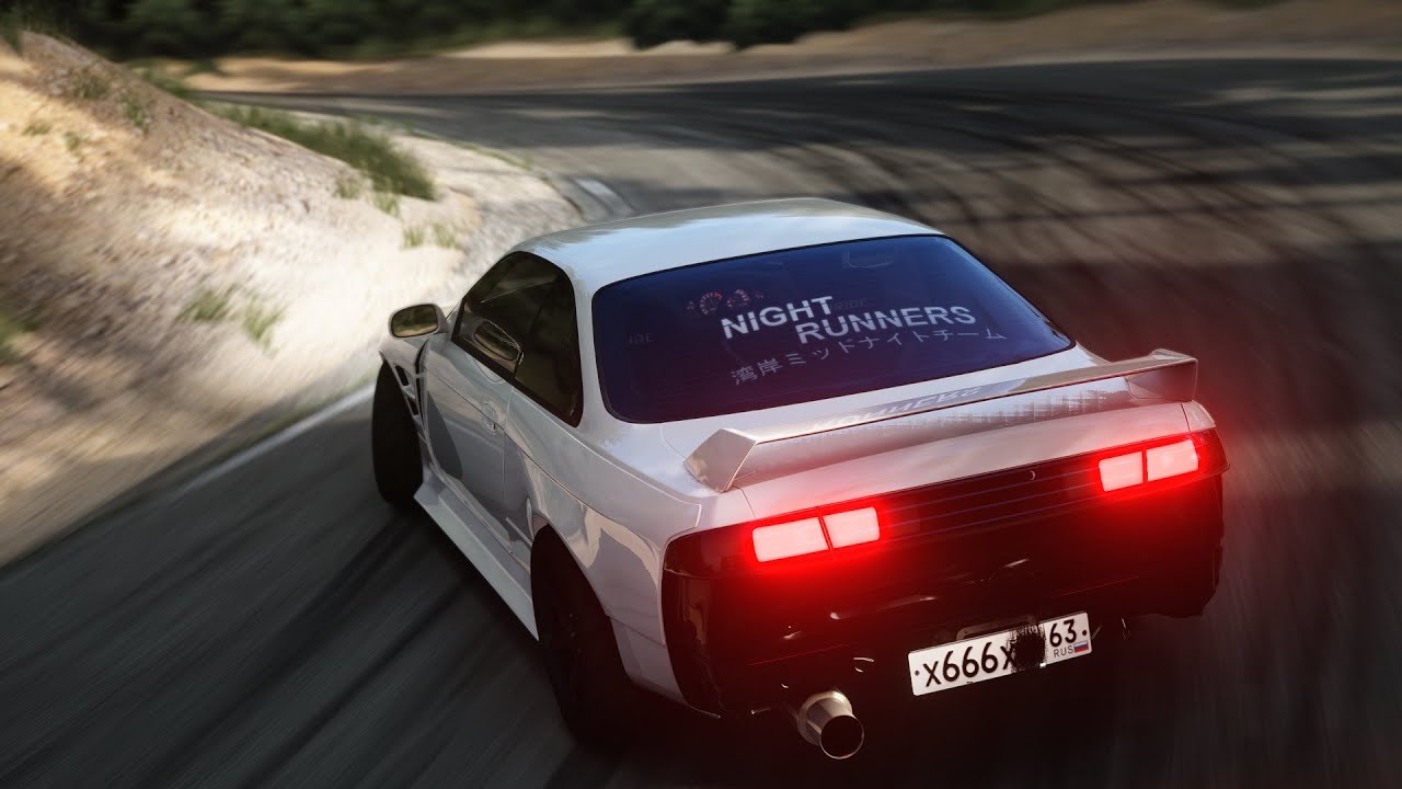 Nissan s14 Drifting on Ebisu Circuit Touge - YouTube