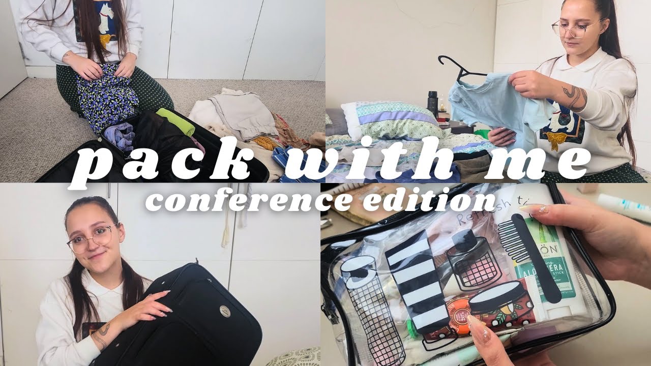 pack with me for a conference | carry on only, work and beach ...