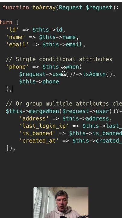 Return Values Conditionally in API Resources #laravel - YouTube