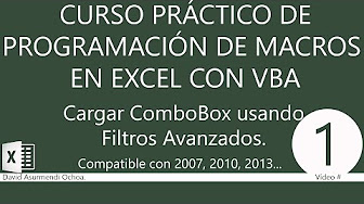 Curso de Macros y Programación en Excel con VBA. Curso Práctico. - YouTube